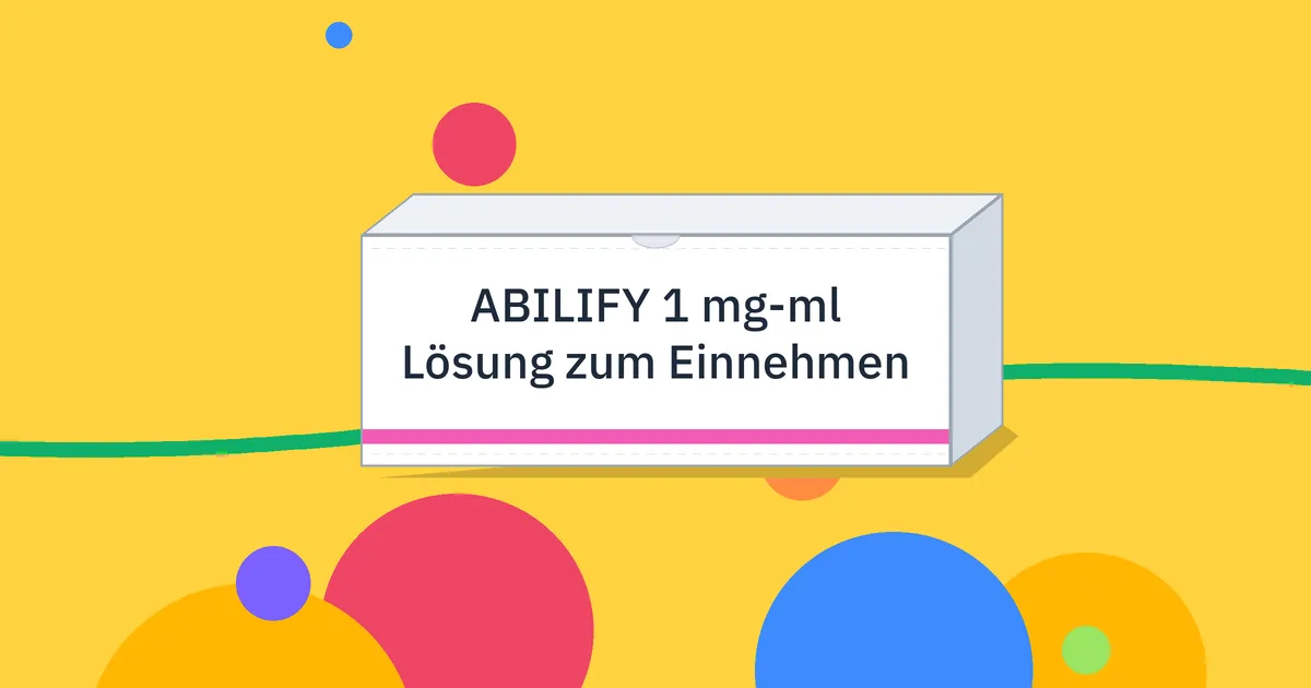 Symbolbild: Packung mit der Aufschrift ABILIFY 1 mg-ml Lösung zum Einnehmen (PZN 11084224) – Verfügbarkeit und Bezug in Apotheken in Frankfurt am Main