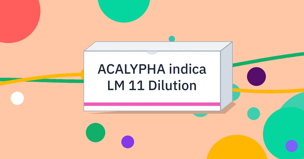 Symbolbild: Packung mit der Aufschrift ACALYPHA indica LM 11 Dilution (PZN 13262322) – Verfügbarkeit und Bezug in Apotheken in Frankfurt am Main