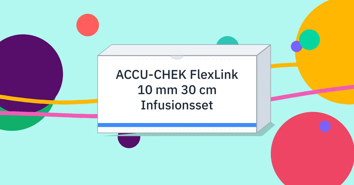 Symbolbild: Packung mit der Aufschrift ACCU-CHEK FlexLink 10 mm 30 cm Infusionsset (PZN 16786913) – Verfügbarkeit und Bezug in Apotheken in Frankfurt am Main