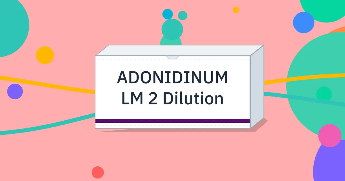 Symbolbild: Packung mit der Aufschrift ADONIDINUM LM 2 Dilution (PZN 13297071) – Verfügbarkeit und Bezug in Apotheken in Frankfurt am Main