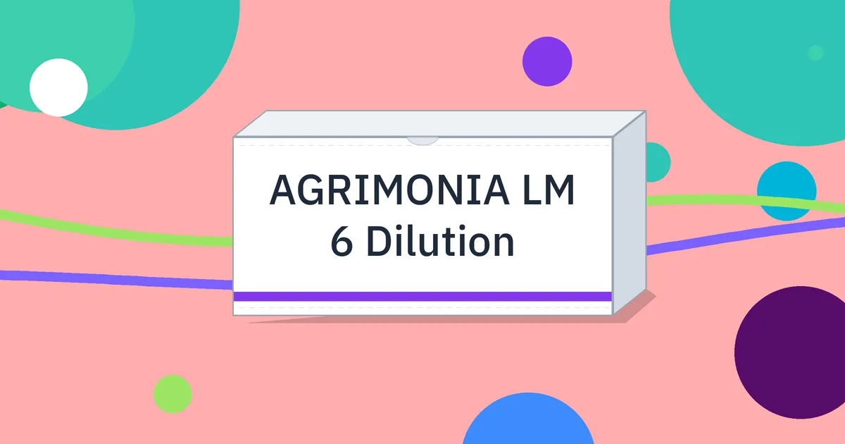 Symbolbild: Packung mit der Aufschrift AGRIMONIA LM 6 Dilution (PZN 13306835) – Verfügbarkeit und Bezug in Apotheken in Frankfurt am Main