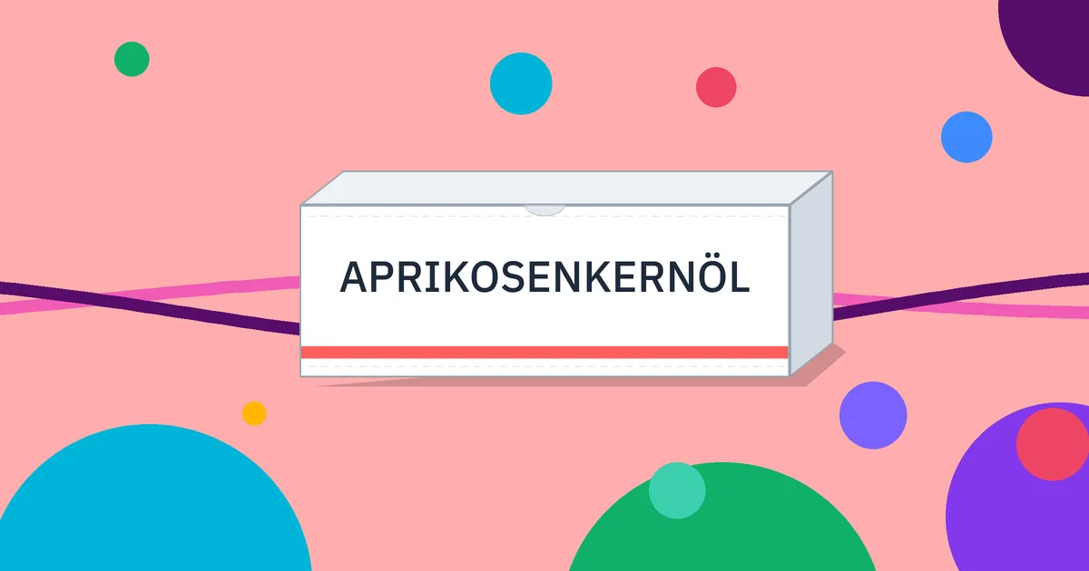 Symbolbild: Packung mit der Aufschrift APRIKOSENKERNÖL (PZN 18251300) – Verfügbarkeit und Bezug in Apotheken in Frankfurt am Main