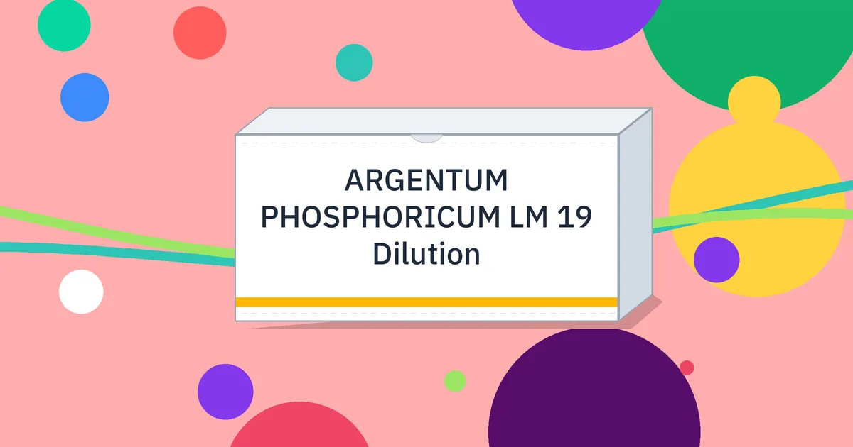 Symbolbild: Packung mit der Aufschrift ARGENTUM PHOSPHORICUM LM 19 Dilution (PZN 12769651) – Verfügbarkeit und Bezug in Apotheken in Frankfurt am Main