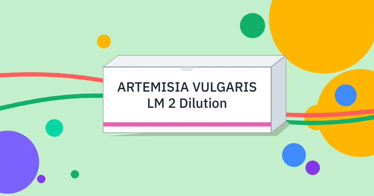 Symbolbild: Packung mit der Aufschrift ARTEMISIA VULGARIS LM 2 Dilution (PZN 12780109) – Verfügbarkeit und Bezug in Apotheken in Frankfurt am Main