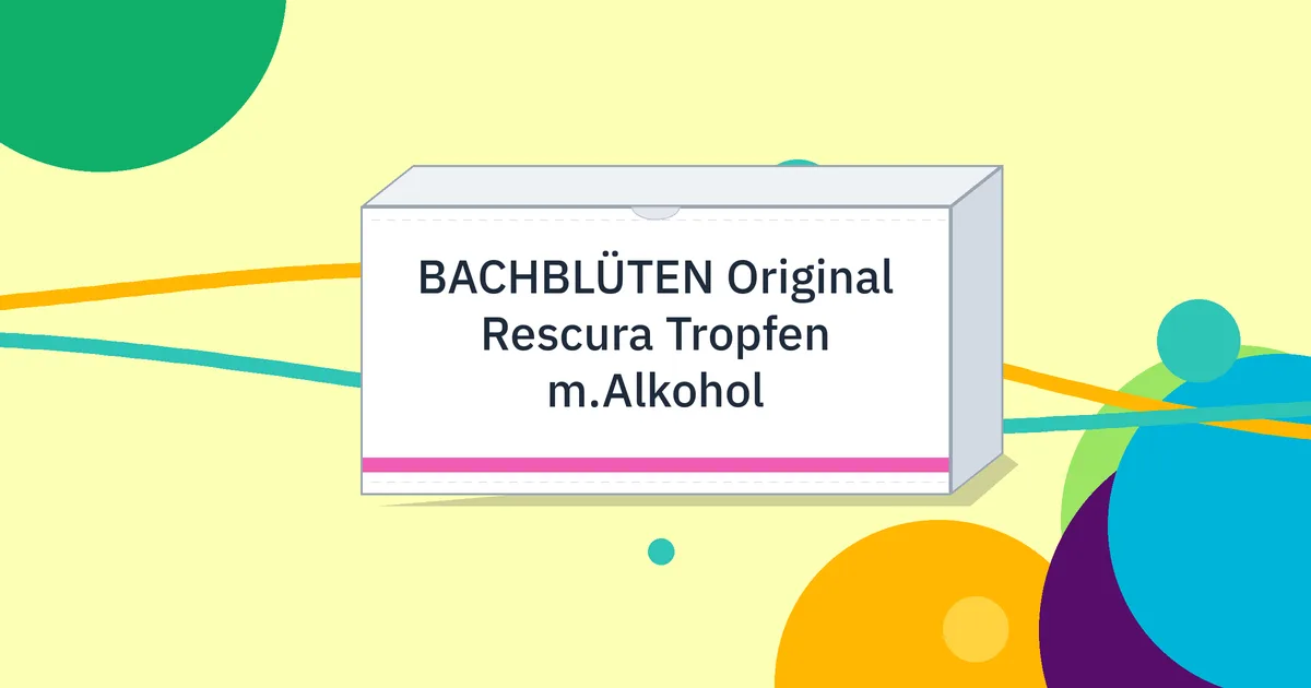 Symbolbild: Packung mit der Aufschrift BACHBLÜTEN Original Rescura Tropfen m.Alkohol (PZN 16391942) – Verfügbarkeit und Bezug in Apotheken in Frankfurt am Main