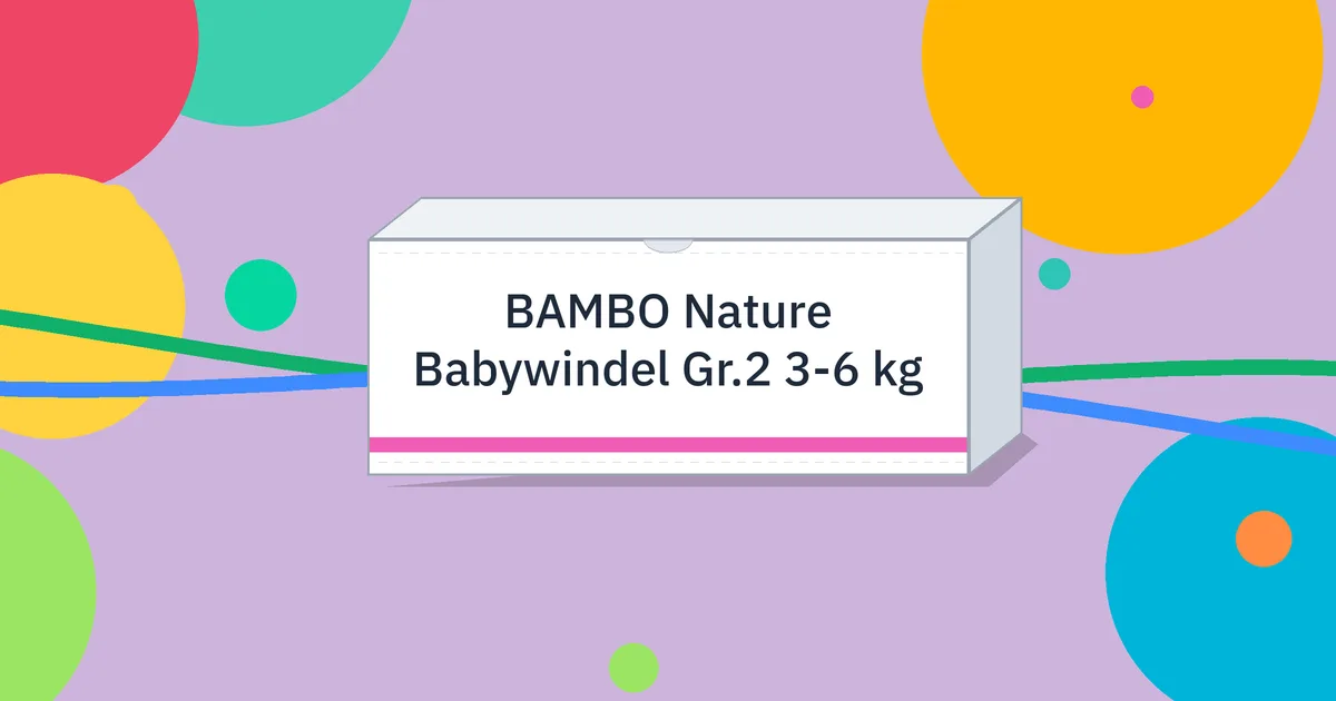 Symbolbild: Packung mit der Aufschrift BAMBO Nature Babywindel Gr.2 3-6 kg (PZN 15416999) – Verfügbarkeit und Bezug in Apotheken in Frankfurt am Main