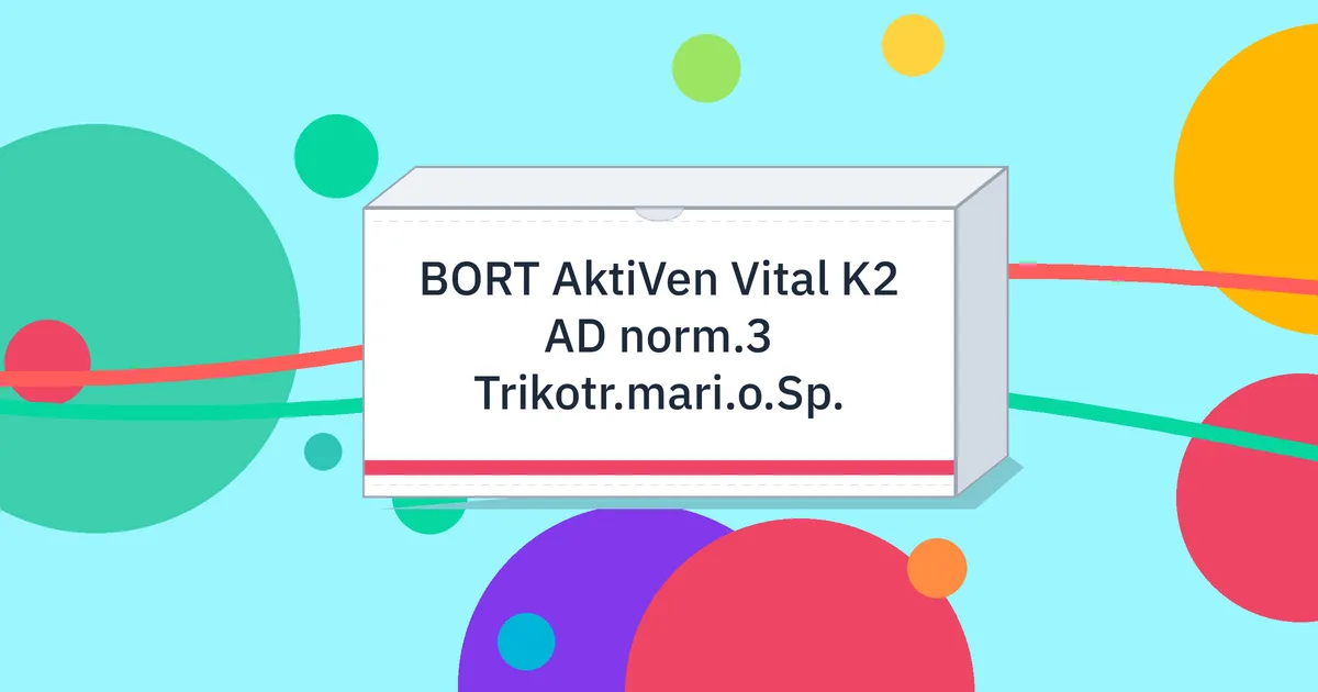 Symbolbild: Packung mit der Aufschrift BORT AktiVen Vital K2 AD norm.3 Trikotr.mari.o.Sp. (PZN 13727643) – Verfügbarkeit und Bezug in Apotheken in Frankfurt am Main