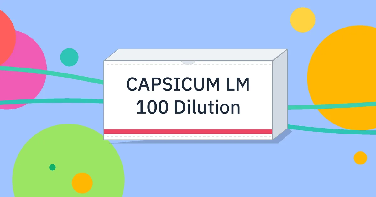 Symbolbild: Packung mit der Aufschrift CAPSICUM LM 100 Dilution (PZN 12808902) – Verfügbarkeit und Bezug in Apotheken in Frankfurt am Main