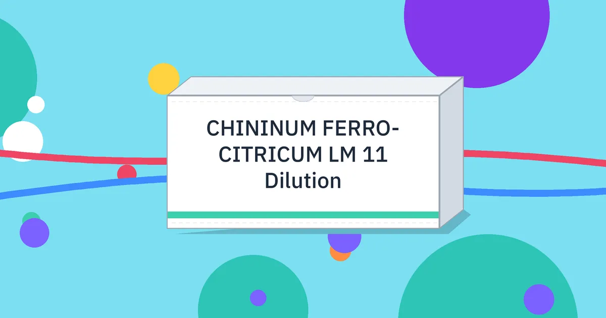 Symbolbild: Packung mit der Aufschrift CHININUM FERRO-CITRICUM LM 11 Dilution (PZN 13442219) – Verfügbarkeit und Bezug in Apotheken in Frankfurt am Main