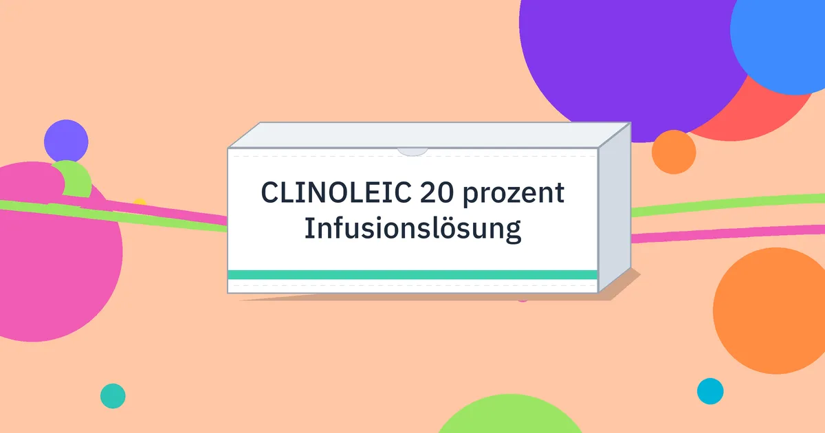 Symbolbild: Packung mit der Aufschrift CLINOLEIC 20 prozent Infusionslösung (PZN 02573668) – Verfügbarkeit und Bezug in Apotheken in Frankfurt am Main