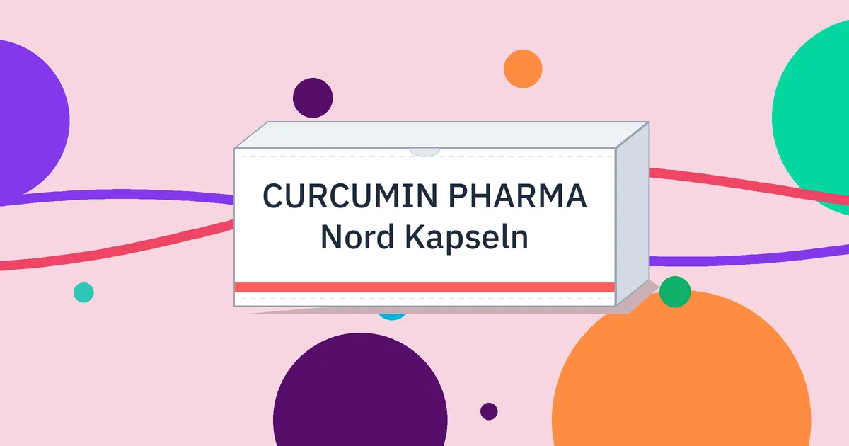 Symbolbild: Packung mit der Aufschrift CURCUMIN PHARMA Nord Kapseln (PZN 17230678) – Verfügbarkeit und Bezug in Apotheken in Frankfurt am Main