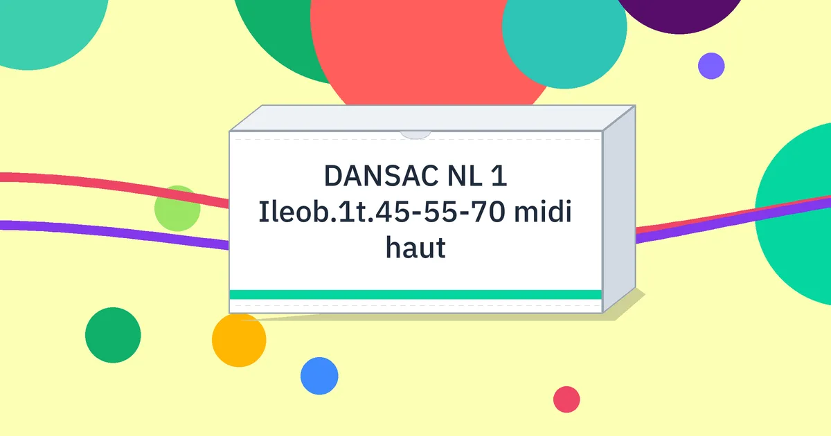 Symbolbild: Packung mit der Aufschrift DANSAC NL 1 Ileob.1t.45-55-70 midi haut (PZN 08843525) – Verfügbarkeit und Bezug in Apotheken in Frankfurt am Main