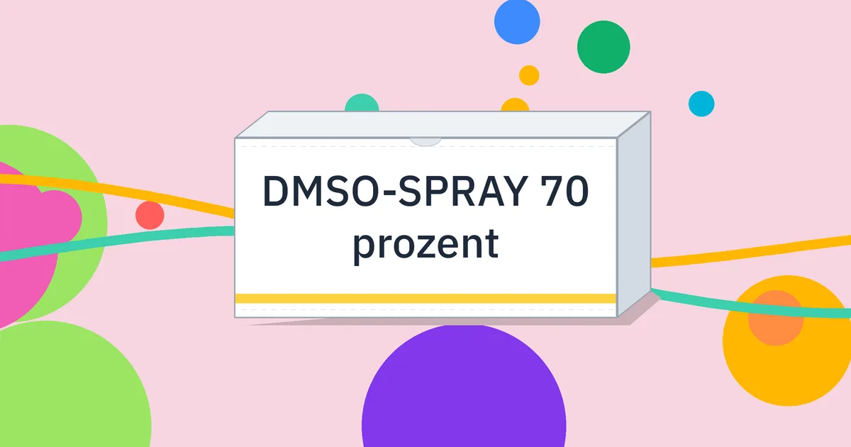 Symbolbild: Packung mit der Aufschrift DMSO-SPRAY 70 prozent (PZN 17205120) – Verfügbarkeit und Bezug in Apotheken in Frankfurt am Main