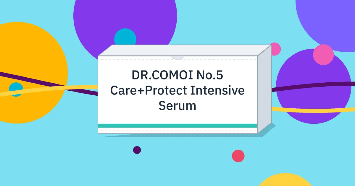 Symbolbild: Packung mit der Aufschrift DR.COMOI No.5 Care+Protect Intensive Serum (PZN 18775575) – Verfügbarkeit und Bezug in Apotheken in Frankfurt am Main