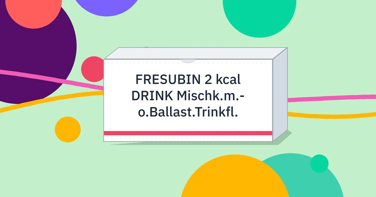Symbolbild: Packung mit der Aufschrift FRESUBIN 2 kcal DRINK Mischk.m.-o.Ballast.Trinkfl. (PZN 16760871) – Verfügbarkeit und Bezug in Apotheken in Frankfurt am Main