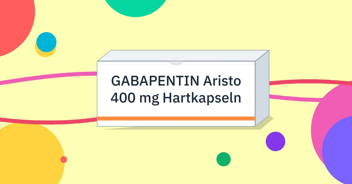 Symbolbild: Packung mit der Aufschrift GABAPENTIN Aristo 400 mg Hartkapseln (PZN 10061155) – Verfügbarkeit und Bezug in Apotheken in Frankfurt am Main