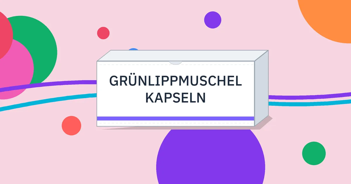 Symbolbild: Packung mit der Aufschrift GRÜNLIPPMUSCHEL KAPSELN (PZN 10309738) – Verfügbarkeit und Bezug in Apotheken in Frankfurt am Main