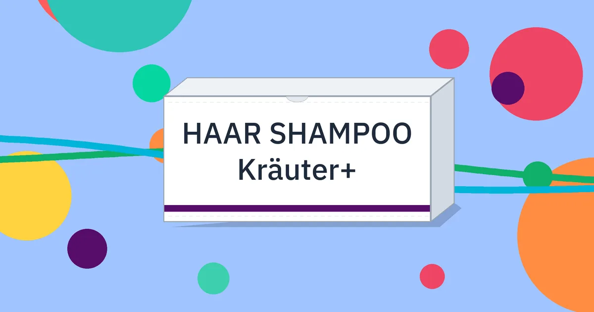 Symbolbild: Packung mit der Aufschrift HAAR SHAMPOO Kräuter+ (PZN 19213773) – Verfügbarkeit und Bezug in Apotheken in Frankfurt am Main