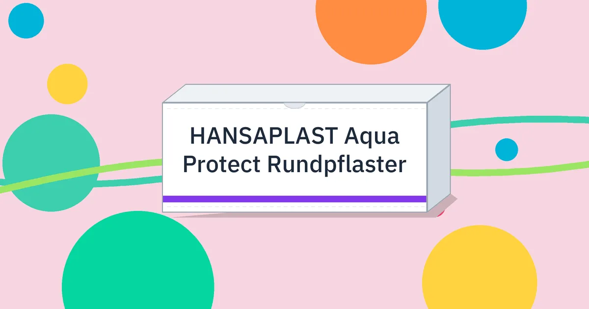 Symbolbild: Packung mit der Aufschrift HANSAPLAST Aqua Protect Rundpflaster (PZN 19278092) – Verfügbarkeit und Bezug in Apotheken in Frankfurt am Main