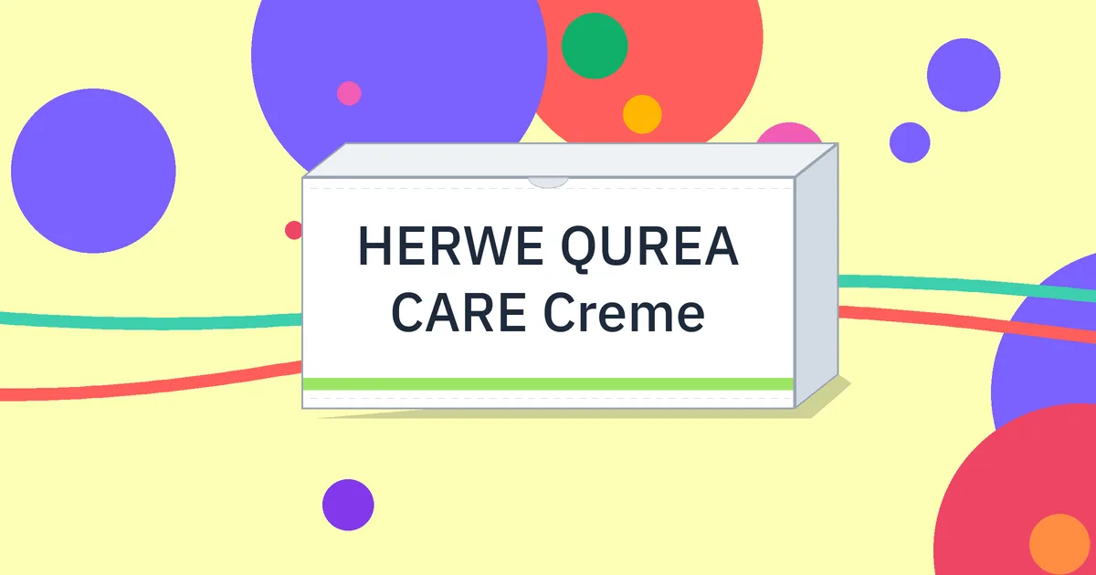 Symbolbild: Packung mit der Aufschrift HERWE QUREA CARE Creme (PZN 12399993) – Verfügbarkeit und Bezug in Apotheken in Frankfurt am Main