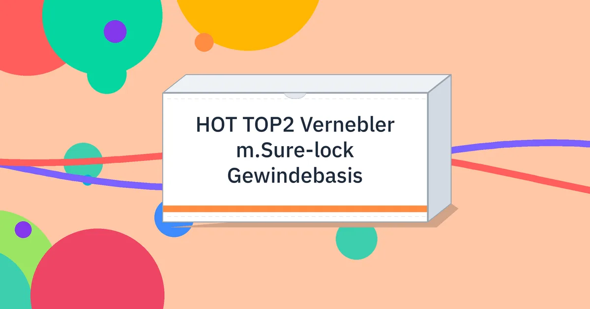Symbolbild: Packung mit der Aufschrift HOT TOP2 Vernebler m.Sure-lock Gewindebasis (PZN 17515518) – Verfügbarkeit und Bezug in Apotheken in Frankfurt am Main
