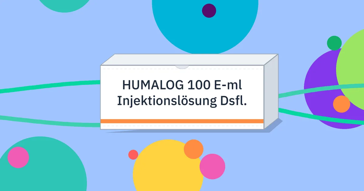 Symbolbild: Packung mit der Aufschrift HUMALOG 100 E-ml Injektionslösung Dsfl. (PZN 04738501) – Verfügbarkeit und Bezug in Apotheken in Frankfurt am Main