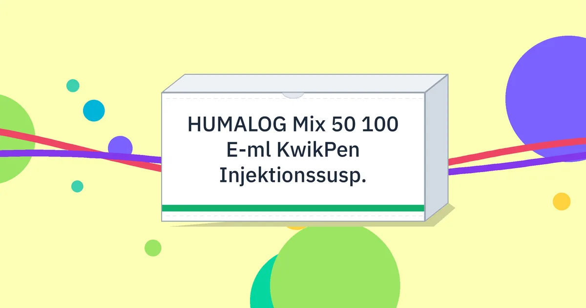 Symbolbild: Packung mit der Aufschrift HUMALOG Mix 50 100 E-ml KwikPen Injektionssusp. (PZN 05392217) – Verfügbarkeit und Bezug in Apotheken in Frankfurt am Main