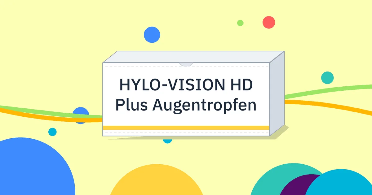 Symbolbild: Packung mit der Aufschrift HYLO-VISION HD Plus Augentropfen (PZN 00660475) – Verfügbarkeit und Bezug in Apotheken in Frankfurt am Main
