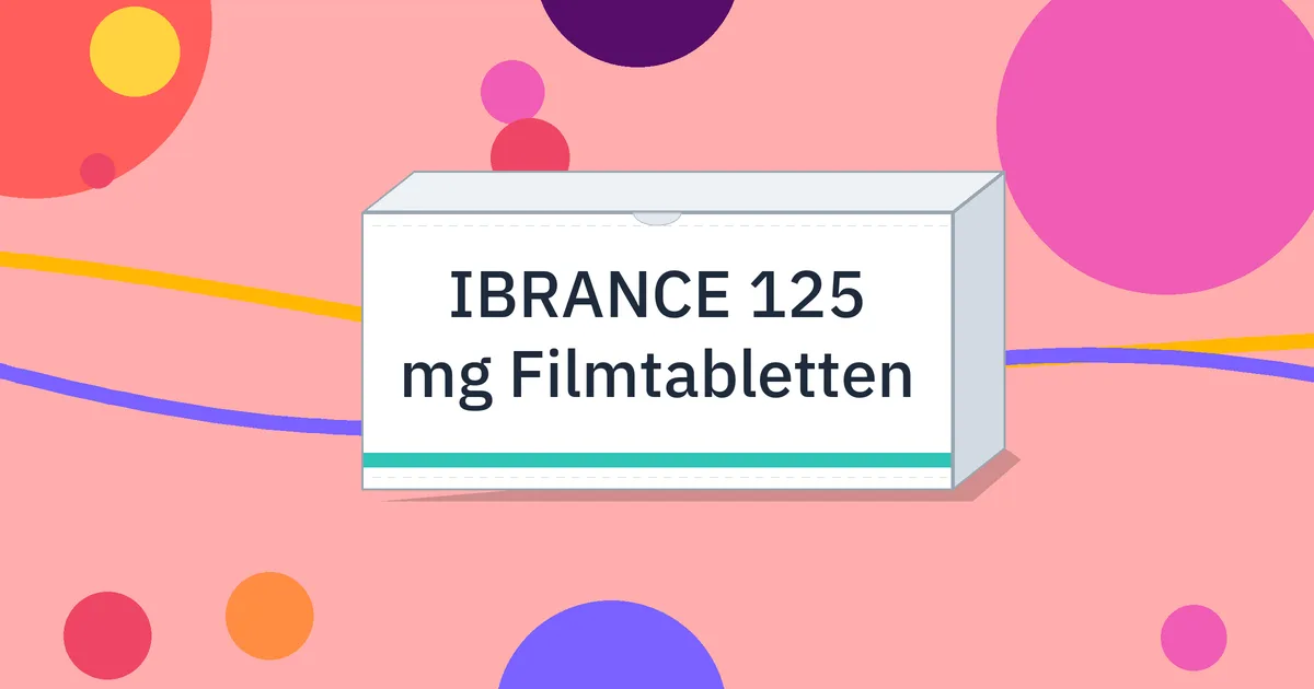 Symbolbild: Packung mit der Aufschrift IBRANCE 125 mg Filmtabletten (PZN 16016196) – Verfügbarkeit und Bezug in Apotheken in Frankfurt am Main