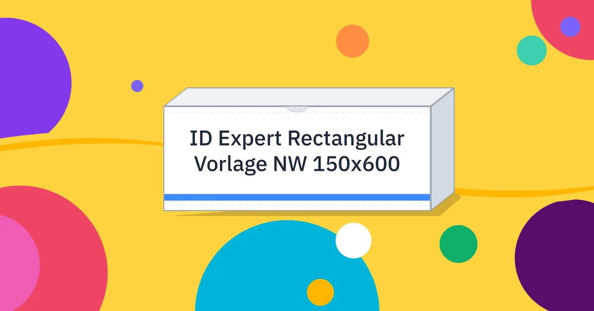 Symbolbild: Packung mit der Aufschrift ID Expert Rectangular Vorlage NW 150x600 (PZN 10049349) – Verfügbarkeit und Bezug in Apotheken in Frankfurt am Main