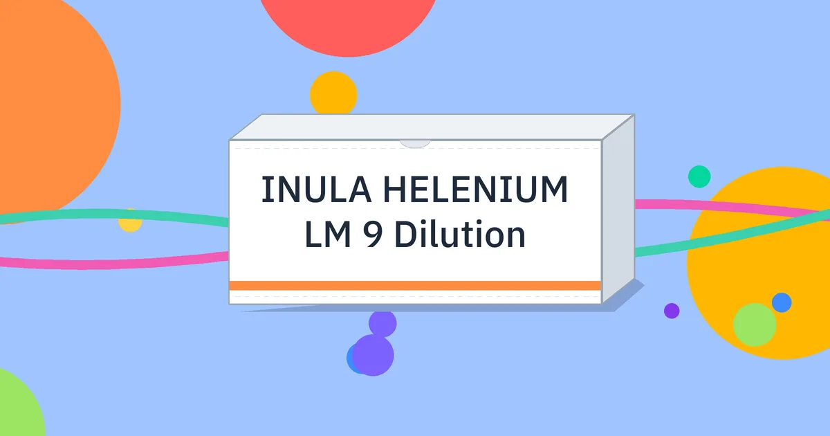 Symbolbild: Packung mit der Aufschrift INULA HELENIUM LM 9 Dilution (PZN 13560427) – Verfügbarkeit und Bezug in Apotheken in Frankfurt am Main