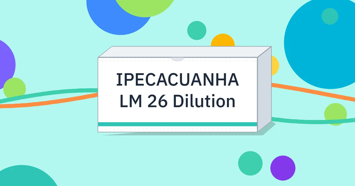 Symbolbild: Packung mit der Aufschrift IPECACUANHA LM 26 Dilution (PZN 12913125) – Verfügbarkeit und Bezug in Apotheken in Frankfurt am Main
