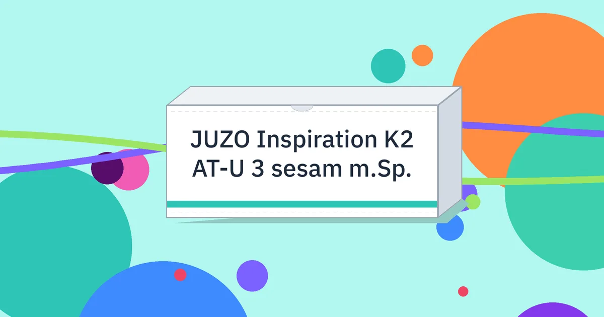 Symbolbild: Packung mit der Aufschrift JUZO Inspiration K2 AT-U 3 sesam m.Sp. (PZN 14927835) – Verfügbarkeit und Bezug in Apotheken in Frankfurt am Main