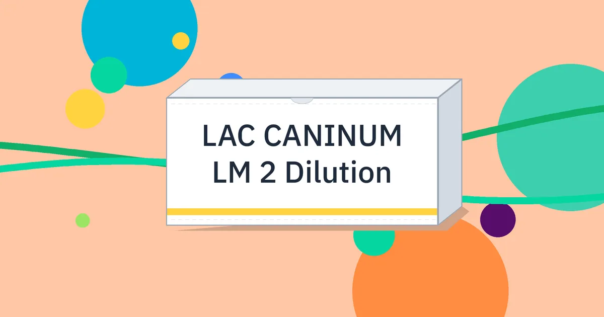 Symbolbild: Packung mit der Aufschrift LAC CANINUM LM 2 Dilution (PZN 12928813) – Verfügbarkeit und Bezug in Apotheken in Frankfurt am Main