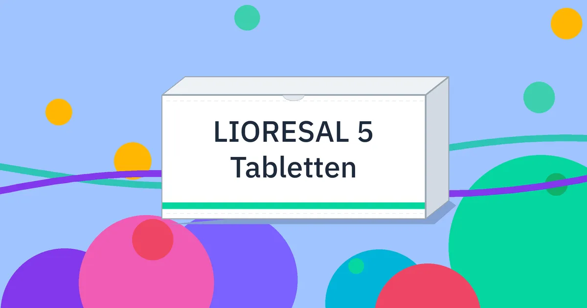 Symbolbild: Packung mit der Aufschrift LIORESAL 5 Tabletten (PZN 02499920) – Verfügbarkeit und Bezug in Apotheken in Frankfurt am Main