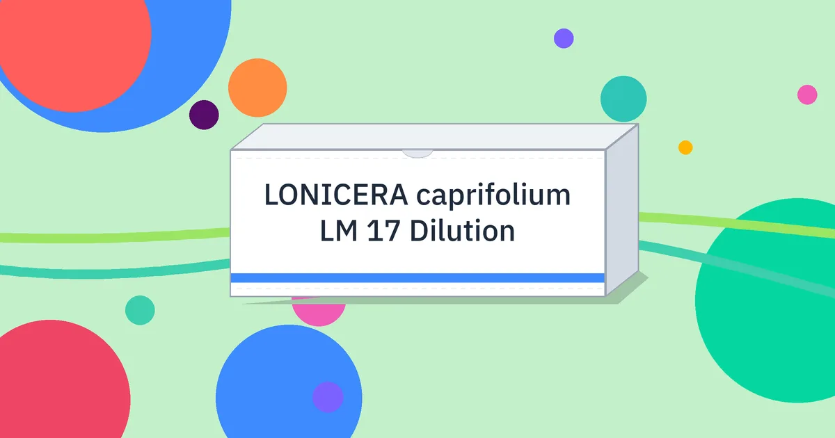 Symbolbild: Packung mit der Aufschrift LONICERA caprifolium LM 17 Dilution (PZN 13535754) – Verfügbarkeit und Bezug in Apotheken in Frankfurt am Main