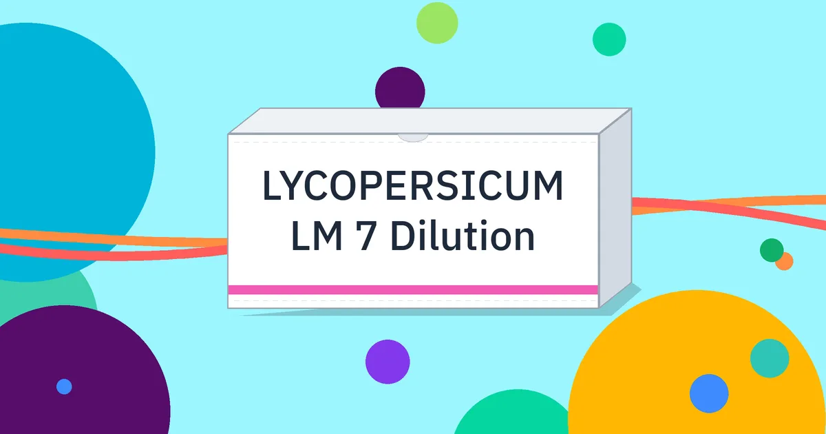 Symbolbild: Packung mit der Aufschrift LYCOPERSICUM LM 7 Dilution (PZN 13537523) – Verfügbarkeit und Bezug in Apotheken in Frankfurt am Main