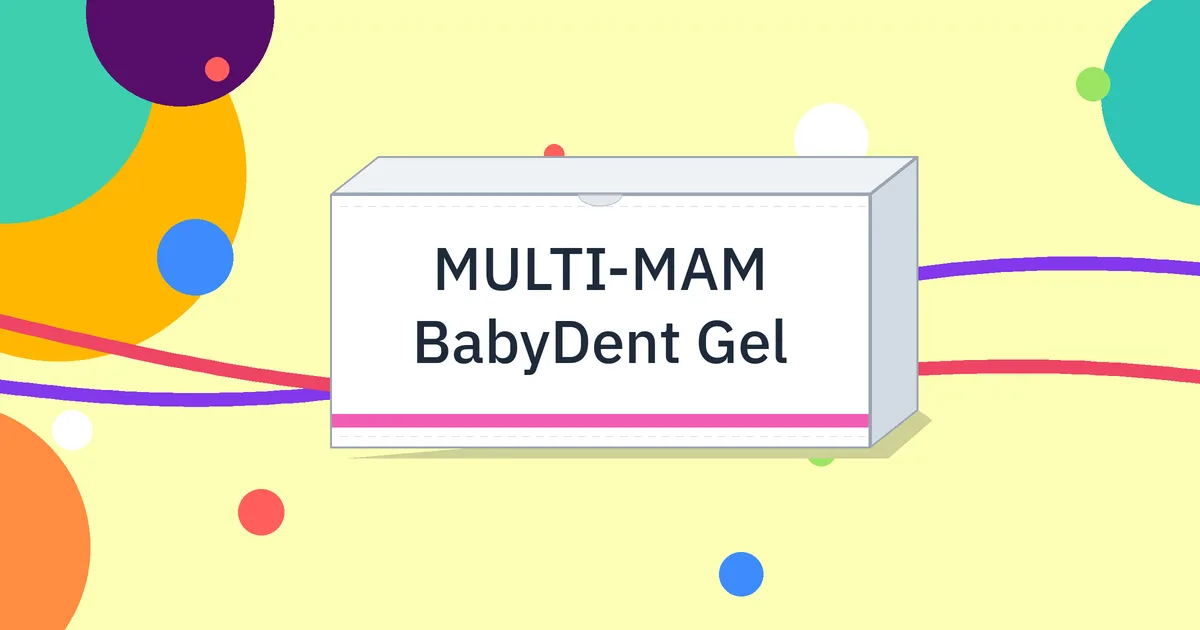 Symbolbild: Packung mit der Aufschrift MULTI-MAM BabyDent Gel (PZN 04435930) – Verfügbarkeit und Bezug in Apotheken in Frankfurt am Main