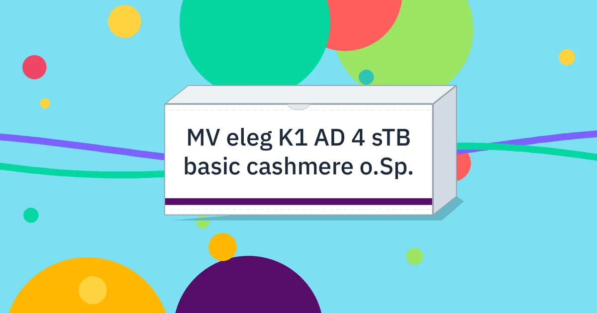 Symbolbild: Packung mit der Aufschrift MV eleg K1 AD 4 sTB basic cashmere o.Sp. (PZN 14651942) – Verfügbarkeit und Bezug in Apotheken in Frankfurt am Main