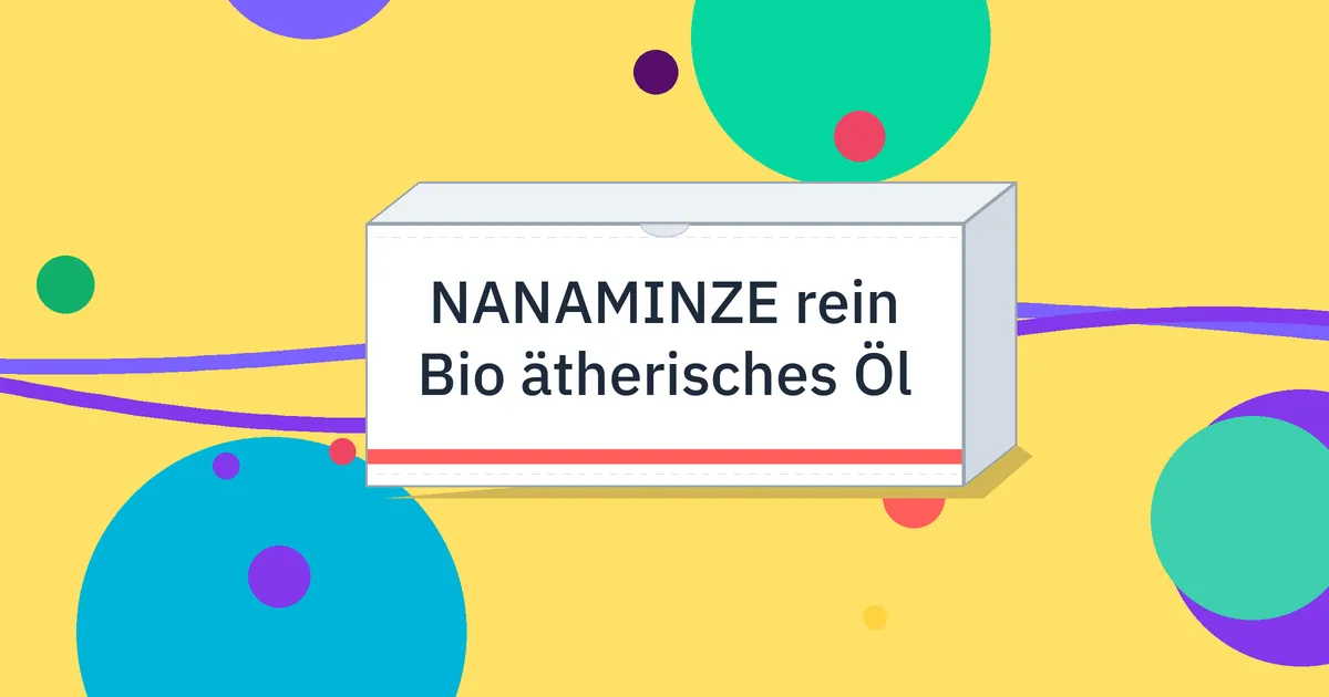 Symbolbild: Packung mit der Aufschrift NANAMINZE rein Bio ätherisches Öl (PZN 17437445) – Verfügbarkeit und Bezug in Apotheken in Frankfurt am Main