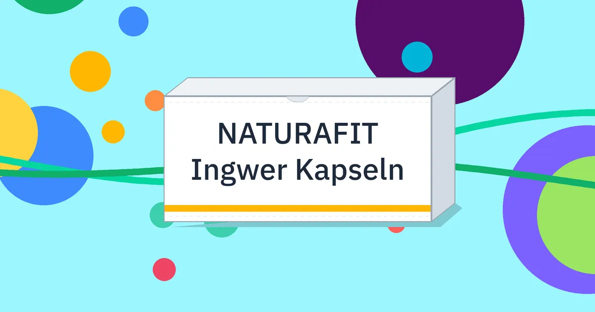 Symbolbild: Packung mit der Aufschrift NATURAFIT Ingwer Kapseln (PZN 11016369) – Verfügbarkeit und Bezug in Apotheken in Frankfurt am Main
