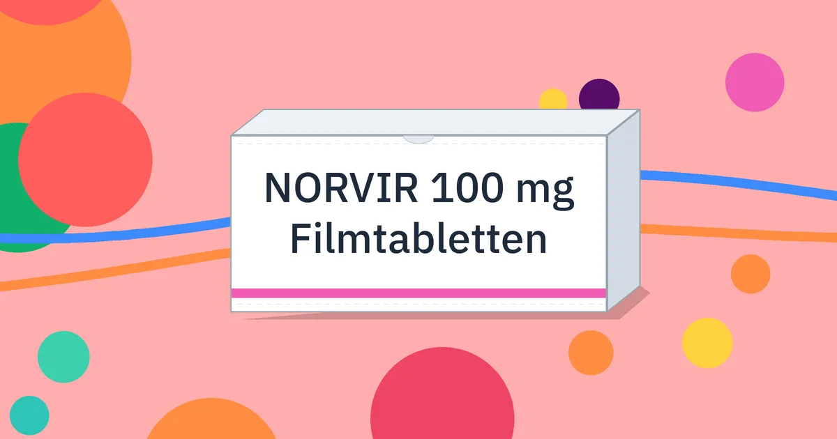 Symbolbild: Packung mit der Aufschrift NORVIR 100 mg Filmtabletten (PZN 08892239) – Verfügbarkeit und Bezug in Apotheken in Frankfurt am Main
