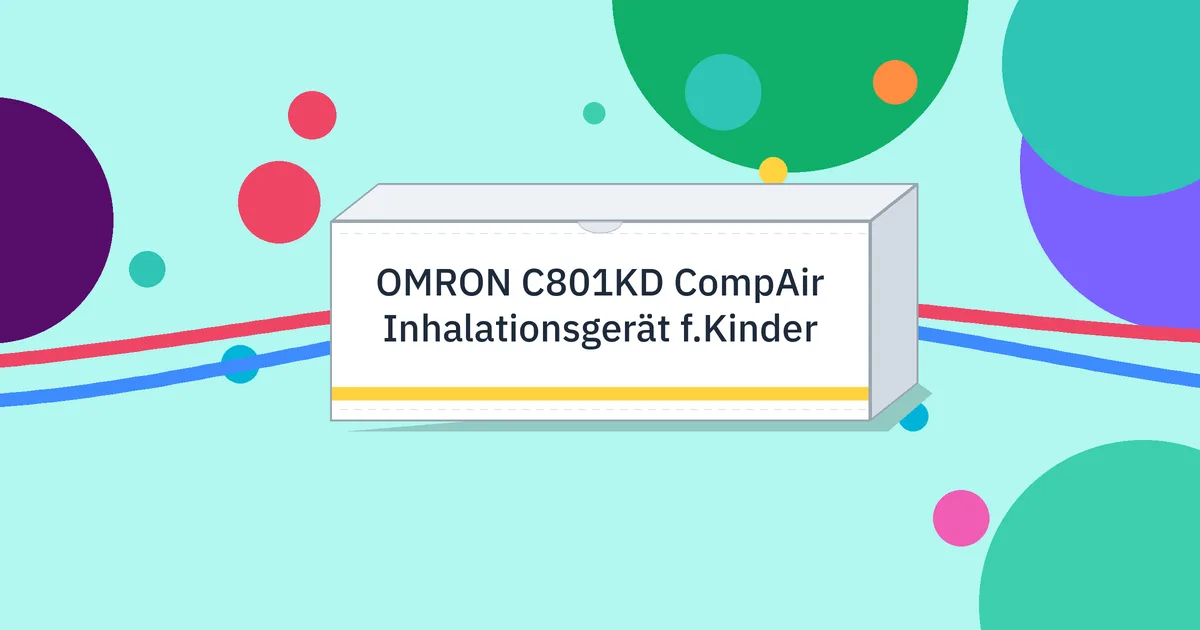 Symbolbild: Packung mit der Aufschrift OMRON C801KD CompAir Inhalationsgerät f.Kinder (PZN 08439528) – Verfügbarkeit und Bezug in Apotheken in Frankfurt am Main