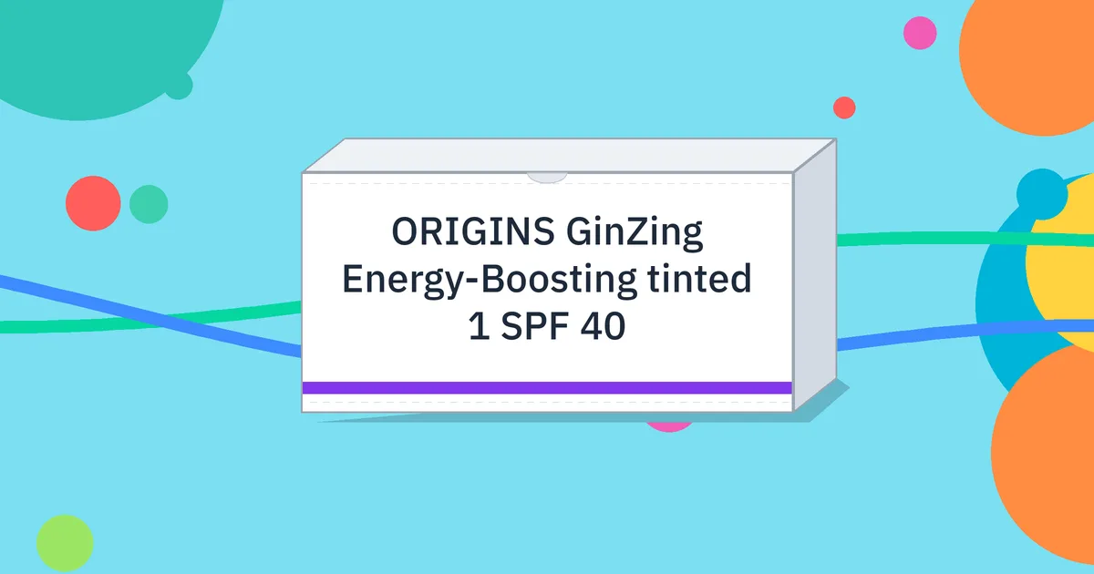 Symbolbild: Packung mit der Aufschrift ORIGINS GinZing Energy-Boosting tinted 1 SPF 40 (PZN 20770958) – Verfügbarkeit und Bezug in Apotheken in Frankfurt am Main