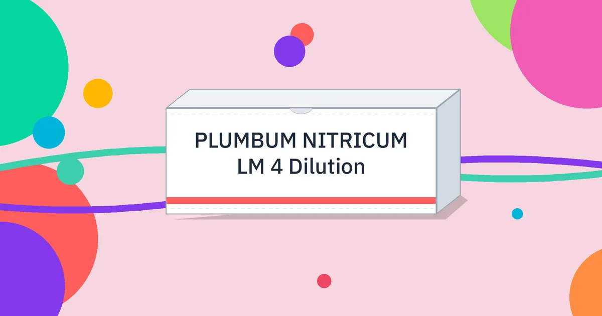 Symbolbild: Packung mit der Aufschrift PLUMBUM NITRICUM LM 4 Dilution (PZN 13041934) – Verfügbarkeit und Bezug in Apotheken in Frankfurt am Main