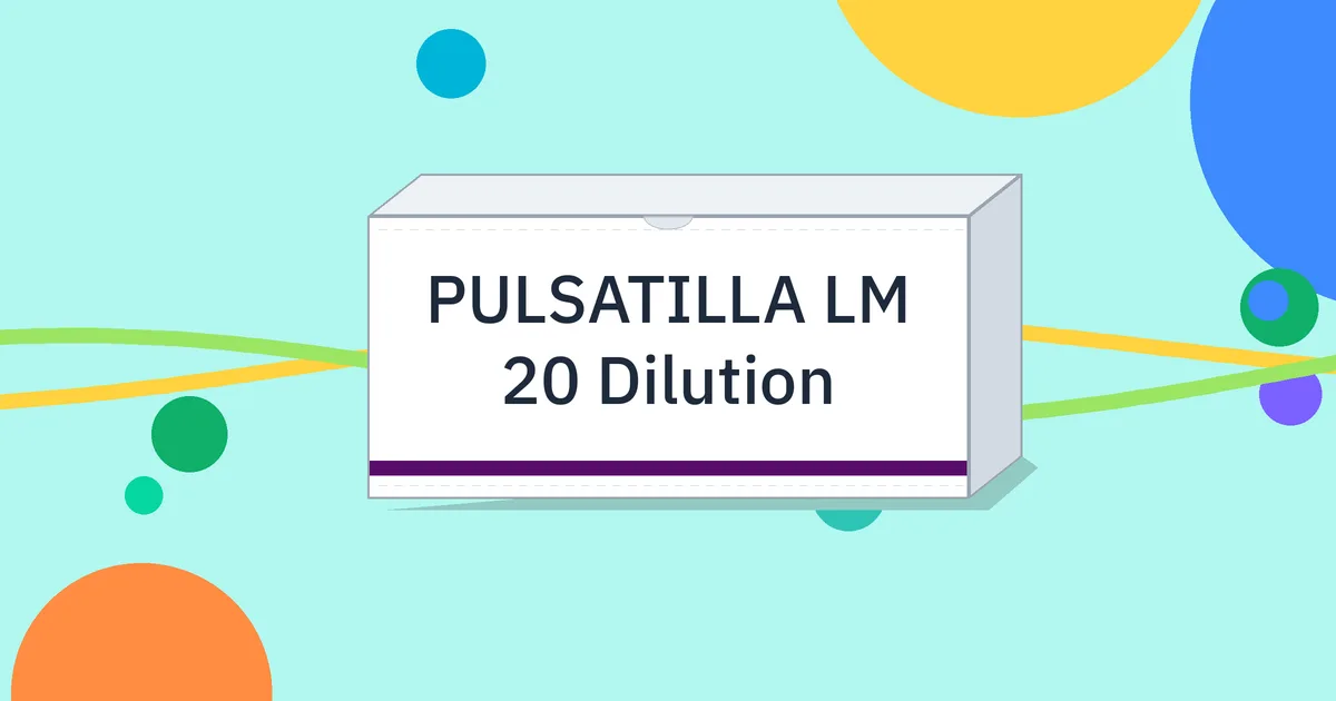 Symbolbild: Packung mit der Aufschrift PULSATILLA LM 20 Dilution (PZN 13044335) – Verfügbarkeit und Bezug in Apotheken in Frankfurt am Main