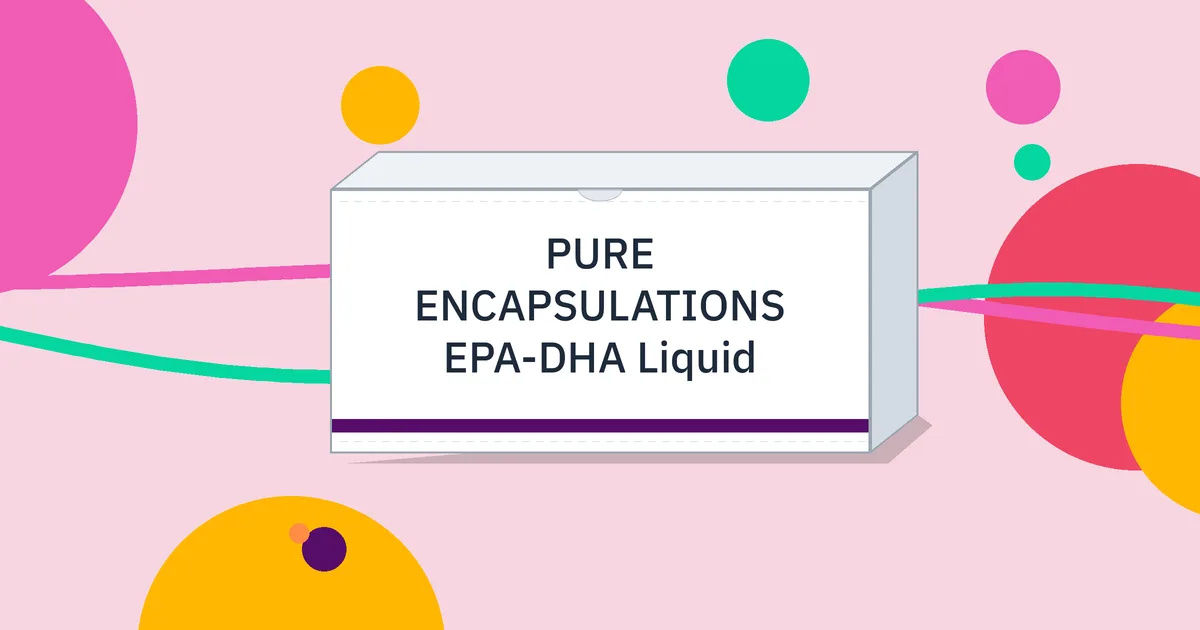 Symbolbild: Packung mit der Aufschrift PURE ENCAPSULATIONS EPA-DHA Liquid (PZN 05134751) – Verfügbarkeit und Bezug in Apotheken in Frankfurt am Main
