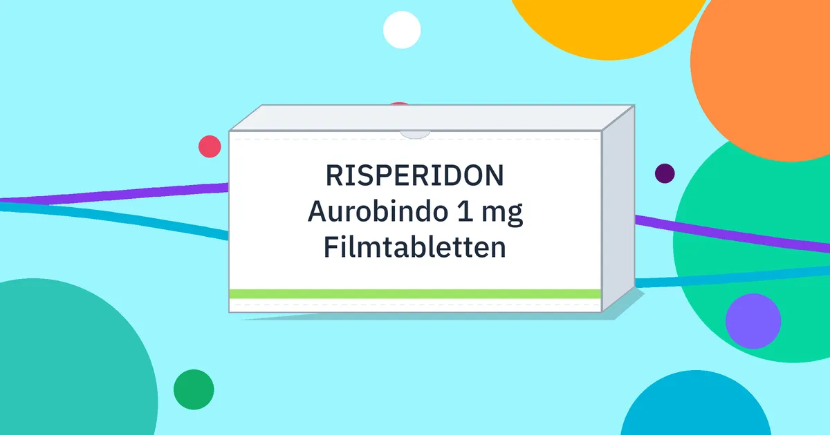 Symbolbild: Packung mit der Aufschrift RISPERIDON Aurobindo 1 mg Filmtabletten (PZN 07713447) – Verfügbarkeit und Bezug in Apotheken in Frankfurt am Main