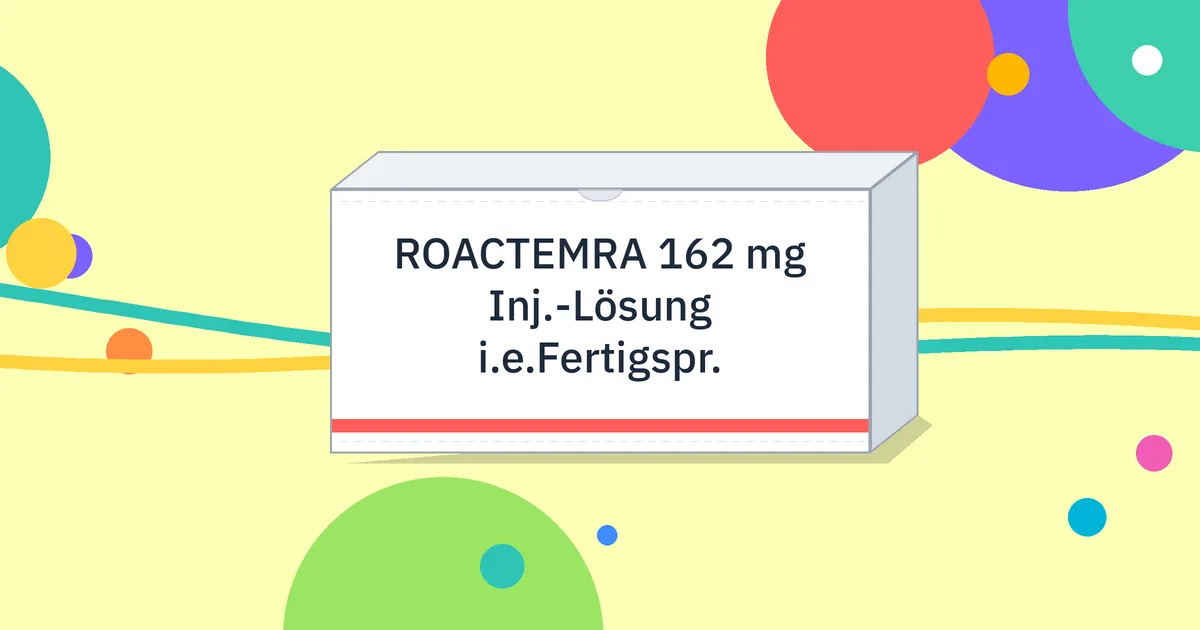 Symbolbild: Packung mit der Aufschrift ROACTEMRA 162 mg Inj.-Lösung i.e.Fertigspr. (PZN 20210691) – Verfügbarkeit und Bezug in Apotheken in Frankfurt am Main