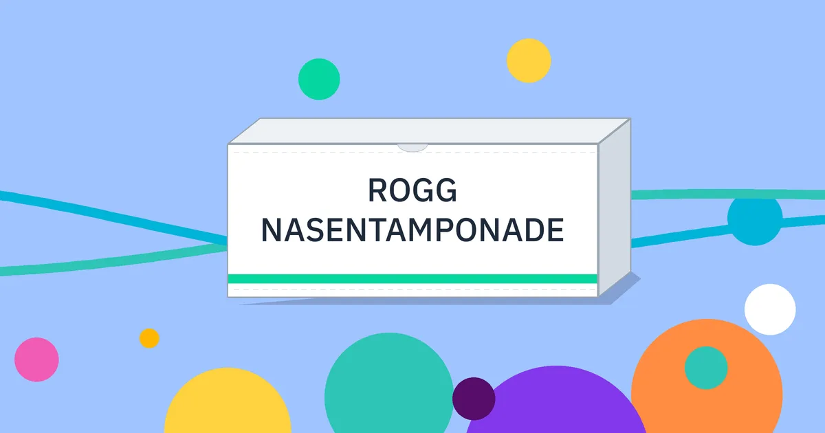 Symbolbild: Packung mit der Aufschrift ROGG NASENTAMPONADE (PZN 09222156) – Verfügbarkeit und Bezug in Apotheken in Frankfurt am Main